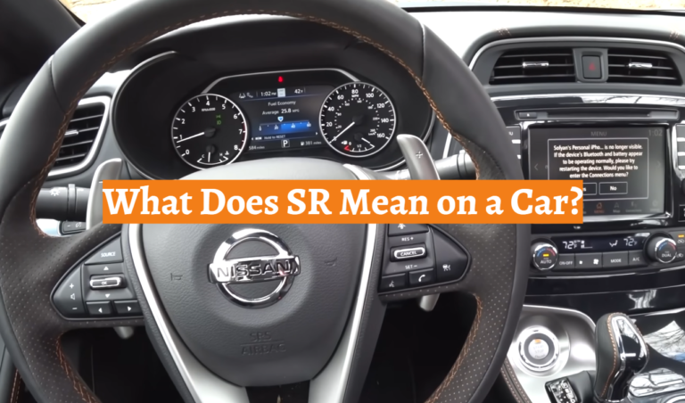 What Does SR Mean on a Car? - CarProfy