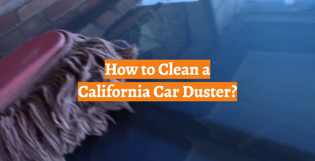 How to Clean a California Car Duster? - CarProfy